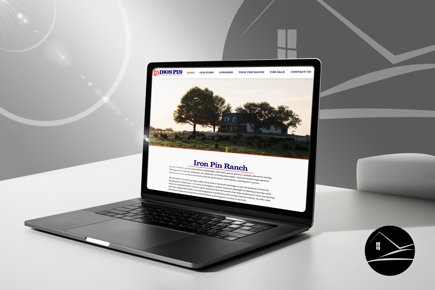 Web Design Gallery - Ranch House Designs - Cattle, Livestock, Agriculture